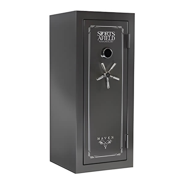 Sports Afield Haven 24-Gun Safe with Electronic Lock (Metal Grey ...