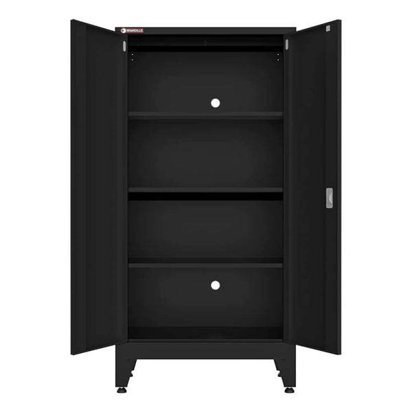 Armadillo Tough ARGL36BB-A Black Gear Locker Tall Cabinet - Garage Giant
