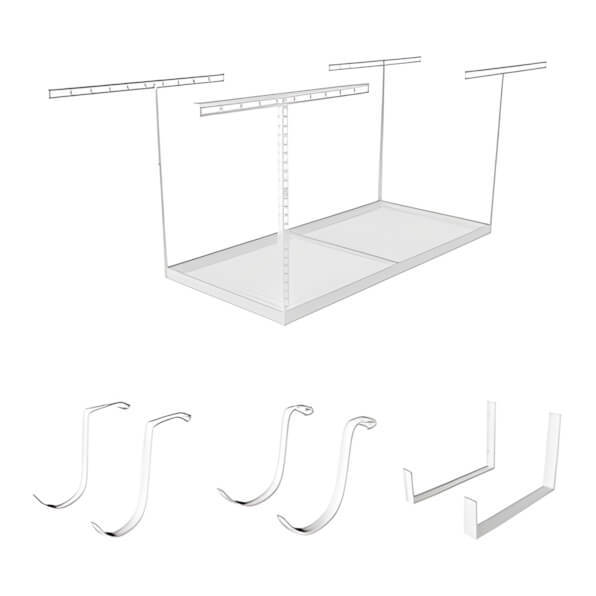 MonsterRax 4 x 6 Overhead Storage 24-45-Inch Drop Combo (Includes 2 ...
