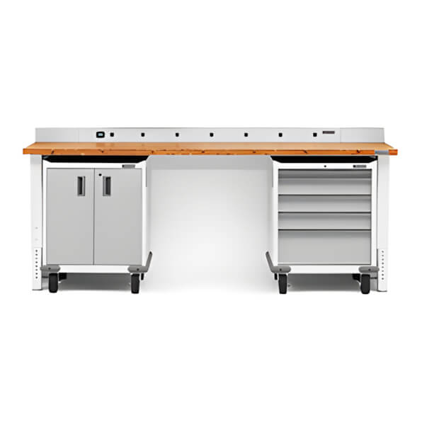 Gladiator 4-Piece White Garage Workbench Set | Garage Giant - Garage Giant