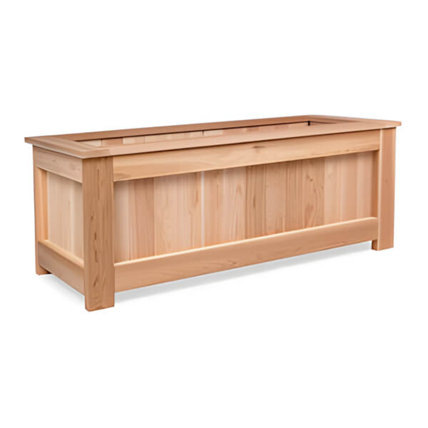 All Things Cedar 4-Foot Box Planter | Garage Giant - Garage Giant