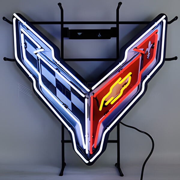 Neonetics Corvette C8 Stingray 24-Inch Neon Sign | Garage Giant ...