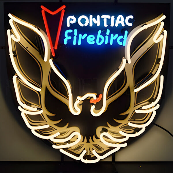 Neonetics Pontiac Firebird Gold 24-Inch Neon Sign | Garage Giant ...