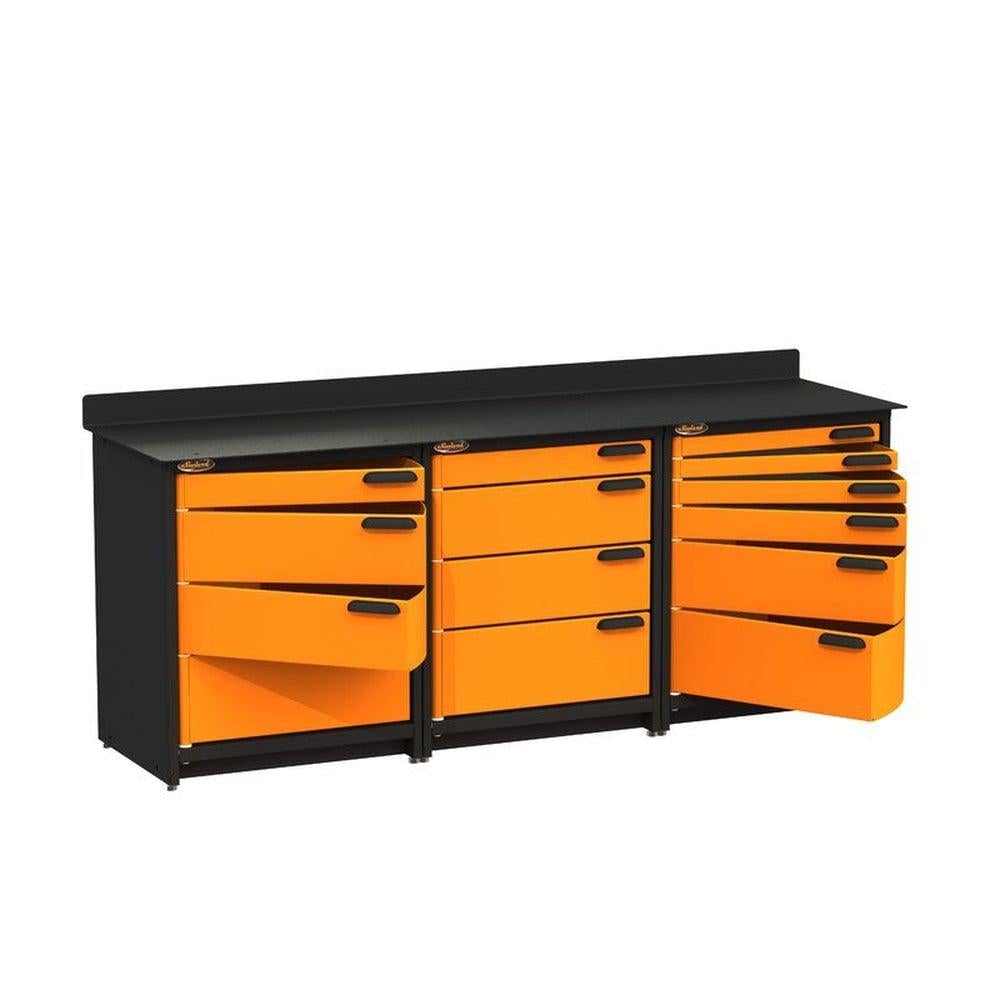 Swivel Storage Solutions Workbench With Drawers, 3-Piece - Garage Giant