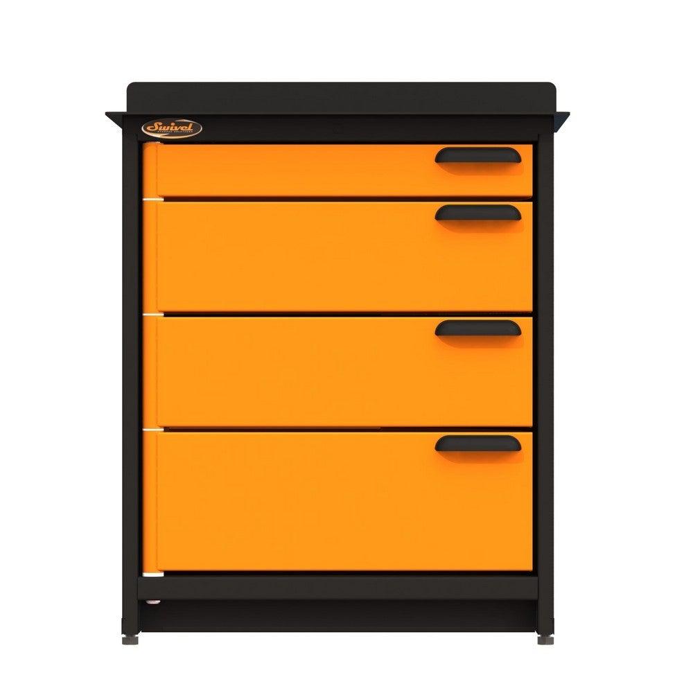 Swivel Storage Solutions Workbench With Drawers, 4-Drawer Modular Base ...