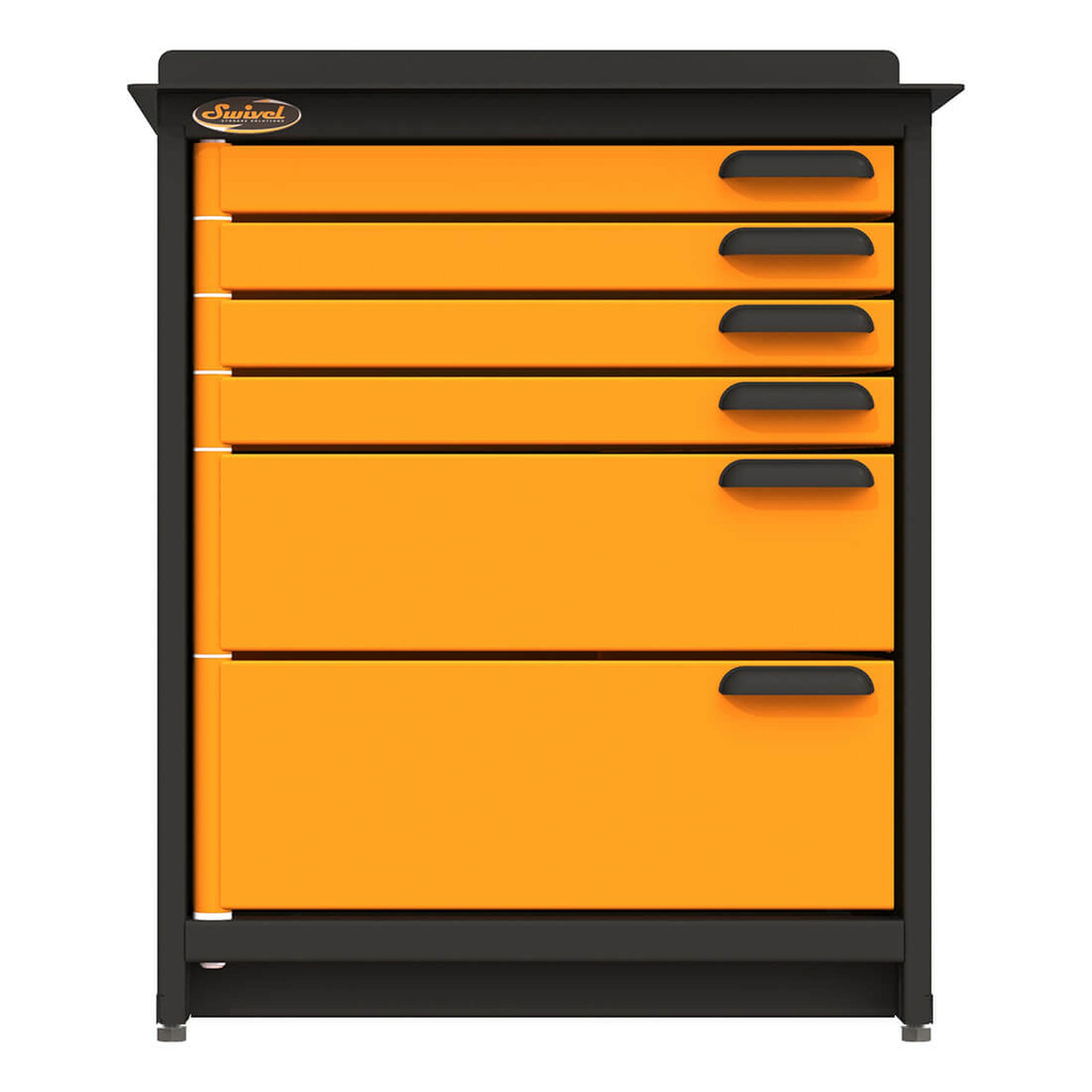 Swivel Storage Solutions Workbench With Drawers, 6-Drawer Modular Base ...