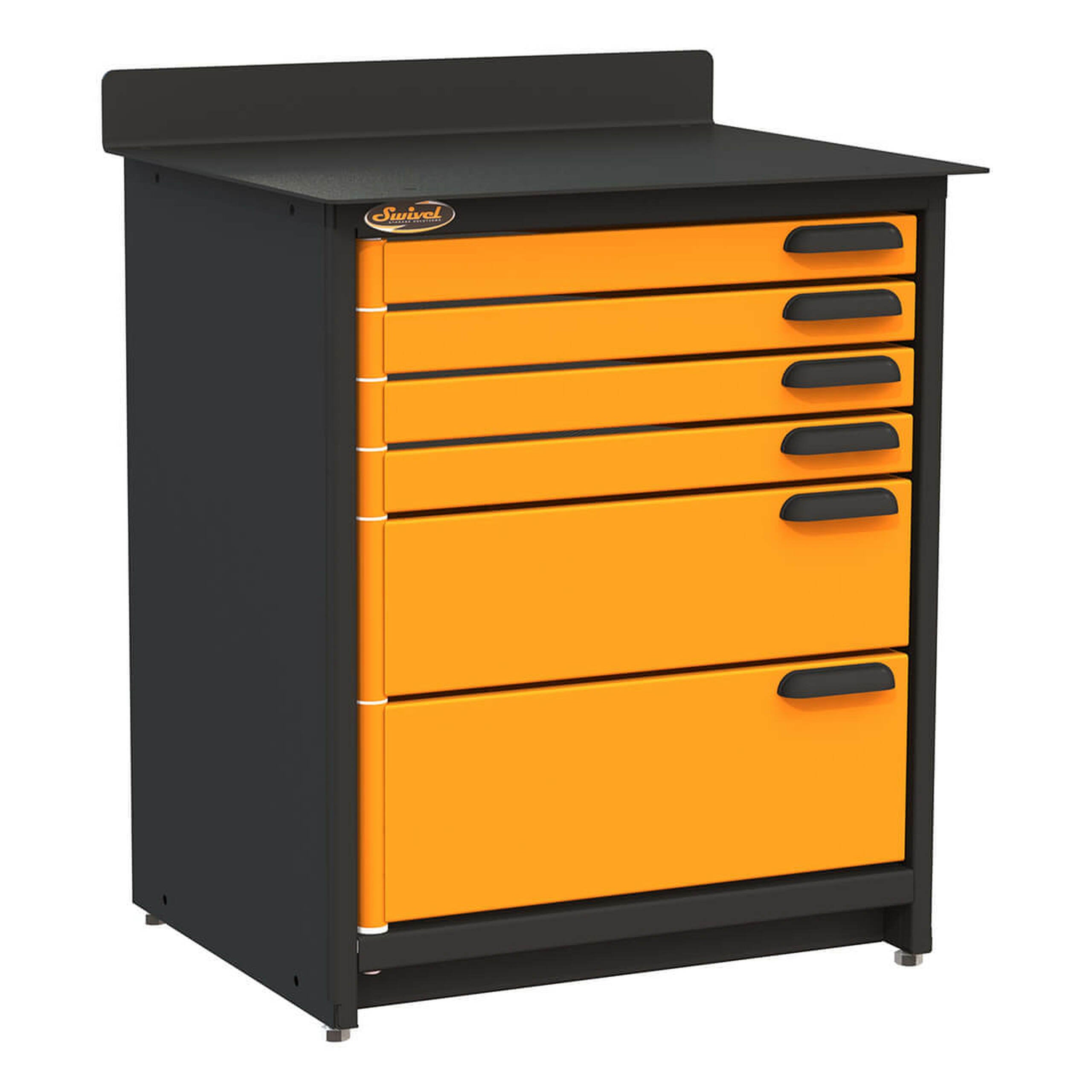 Swivel Storage Solutions Workbench With Drawers, 6-Drawer Modular Base ...