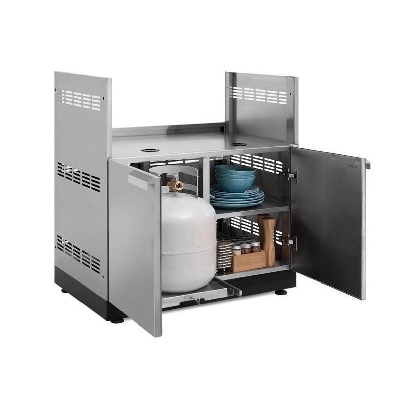 Newage Products Outdoor Kitchen Stainless Steel Gas Grill Cabinet ...